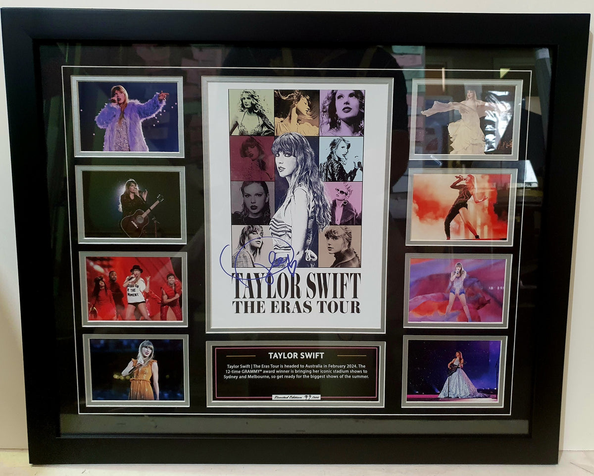 Taylor Swift The Eras Tour Poster Limited Edition montage with facsimi ...